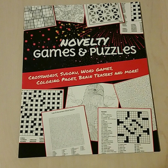 Unknown | Games | Novelty Games Puzzles 2 Pages | Poshmark